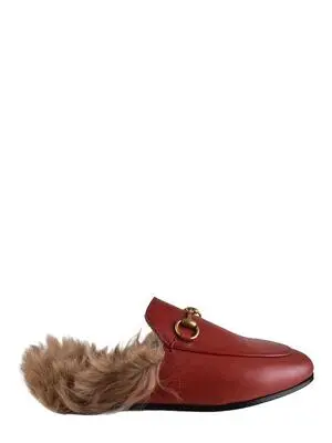 Gucci Princetown Mules - Red