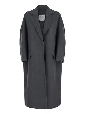 Max Mara Asburgo Virgin Wool Blend Coat - Multicolor