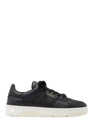 Axel Arigato Leather Panelled Lace-up Low-top Sneakers - Black