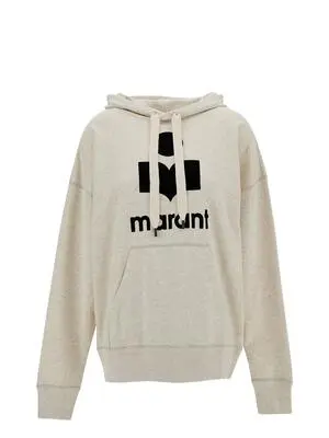 Isabel Marant Étoile ISABEL MARANT ETOILE Cotton Blend Hooded Sweatshirt With Logo Print Multicolor