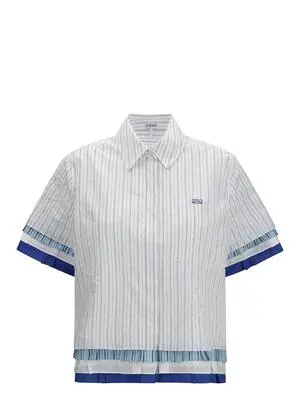 Loewe Striped Short Sleeve Shirt - White