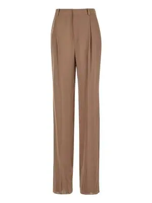 Saint Laurent Silk Pants - Multicolor
