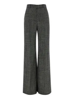 Valentino Garavani Two-tone Wool Palazzo Pant - Multicolor