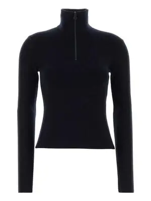 COURREGES Midnight Wool Sweater - Blue