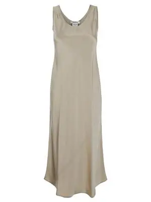 Max Mara Max Mara Silk Sleeveless Dress Multicolor