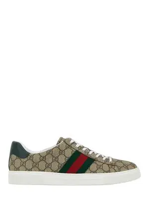 Gucci Gg Supreme Fabric Ace Sneakers - Multicolor