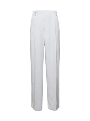 Dries Van Noten Acetate Pants With Pressed Crease - Multicolor