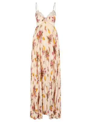 Blumarine Floral Patterned Viscose Dress - Multicolor