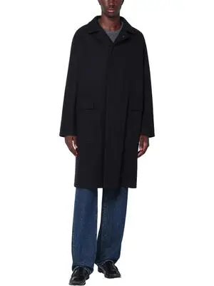 Tagliatore Wool & Cashmere Blend Coat - Blue