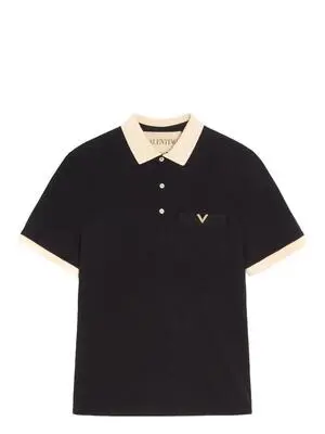 Valentino Garavani Polo Shirts - Black