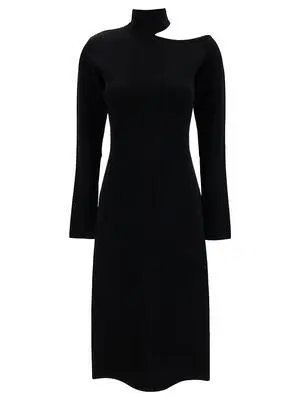 FERRAGAMO Midi Dress With Cut-out Detailing - Multicolor