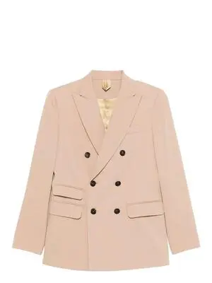 Max Mara Double-breasted Blazer - Cream