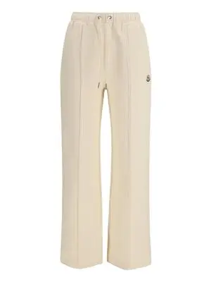 Moncler Cotton Sweatpants With Drawstring Waist - Multicolor