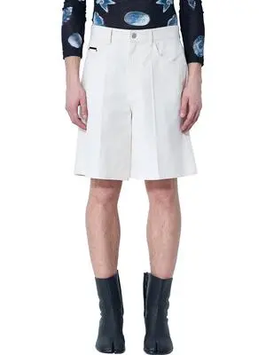 Marni Cotton Bermuda Shorts - White