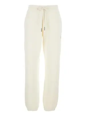 Moncler Moncler Cotton Blend Sweatpants With Logo Patch Multicolor