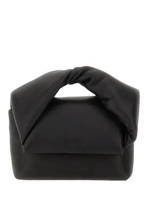 JW Anderson J.W. Anderson Twisted Top Handle Bag Black