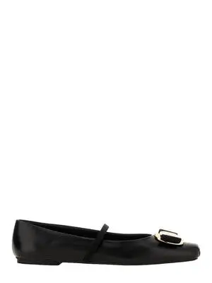 FERRAGAMO FERRAGAMO Dancer Zina Flats Black
