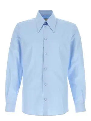Valentino Garavani Light- Poplin Shirt - Blue