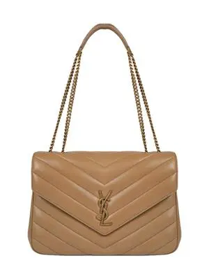 Saint Laurent Borsa Loulou Large - Cream