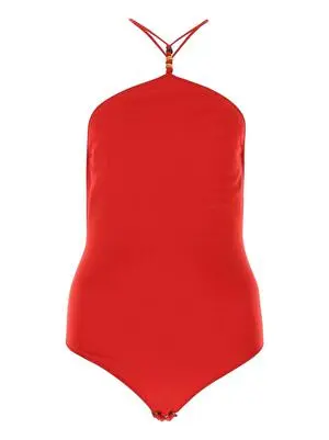 Bottega Veneta Stretch Cashmere Blend Bodysuit - Red