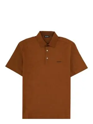 Zegna Polo Regular Fit - Brown