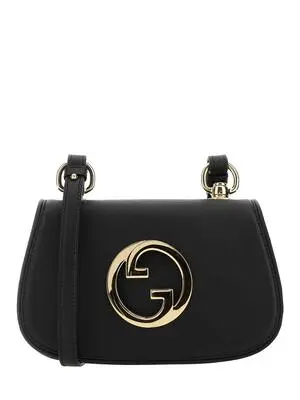 Gucci Leather Blondie Crossbody Bag - Black