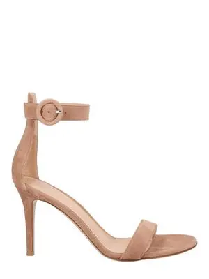 GIANVITO ROSSI GIANVITO ROSSI Portofino 85 Suede High Heel Sandals