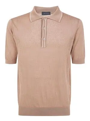 Tagliatore Classic Polo Shirt - Brown