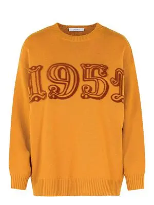 Max Mara Max Mara Wool Blend T-Shirt Brown