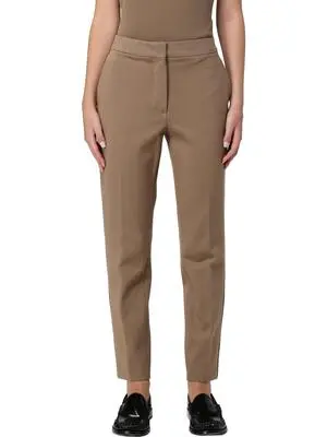 Max Mara Tailored Knit Jersey Trousers - Brown