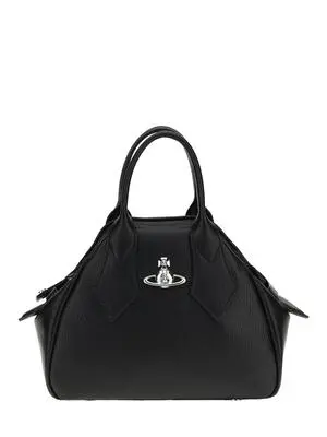 VIVIENNE WESTWOOD Small Yasmine Handbag With Orb Detail - Black