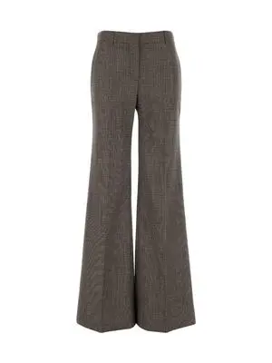 Stella McCartney Embroidered Wool Palazzo Pants - Multicolor