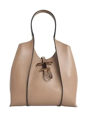 TOD'S TOD'S T Timeless Shopping Bag Cream