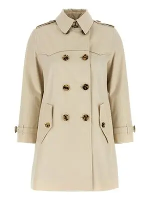 Burberry Summerside Short Trench Coat - Cream