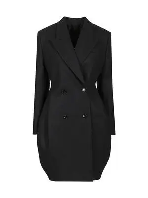 ALAÏA Alaia Double-Breasted Rounded Coat