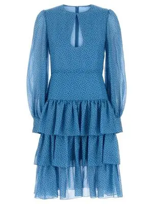 Valentino Garavani Printed Silk Dress - Multicolor