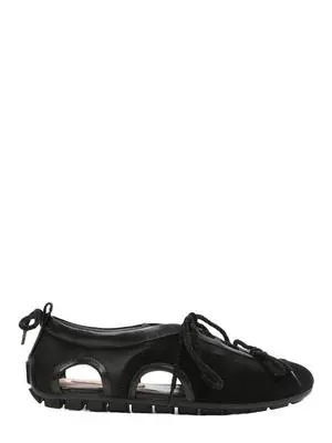 Simone Rocha Lace-up Cutout Detail Bow Detailing Boots - Black