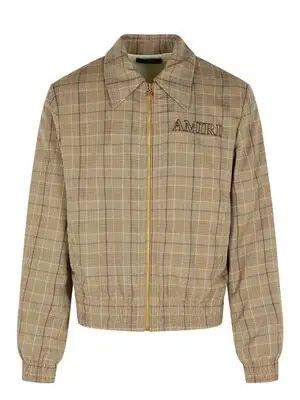 AMIRI AMIRI Plaid Virgin Wool Blend Jacket