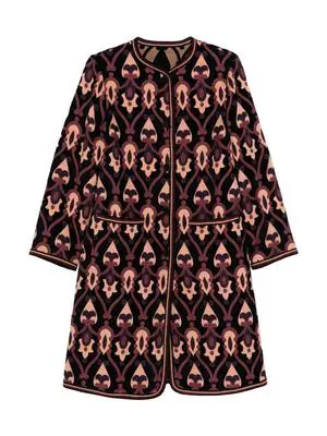 Etro Jacquard Coat - Multicolor