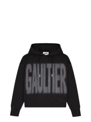 JEAN PAUL GAULTIER Hoodie With Logo - Black