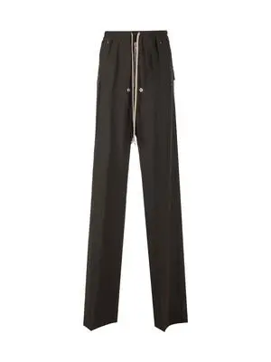 Rick Owens Geth Belas Cupro Trousers - Brown