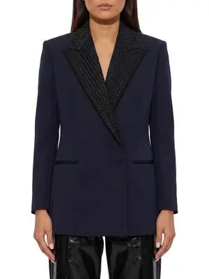 Bottega Veneta Merino Wool Jacket - Blue