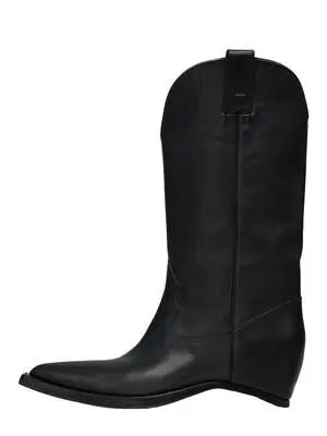 MAISON MARGIELA Leather Western Boots - Multicolor