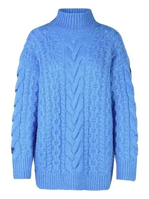 Stella McCartney Two-tone Alpaca Blend Turtleneck Sweater - Multicolor