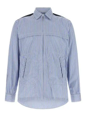 Junya Watanabe Denim Insert Shirt - Blue