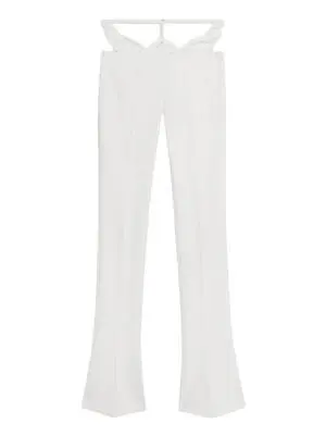 Blumarine Straight Trousers - White