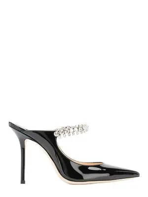 JIMMY CHOO Patent Leather Pumps With Crystal Embellishment - Multicolor