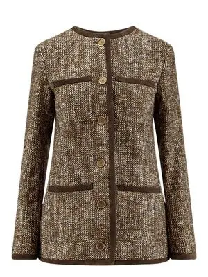 GOLDEN GOOSE Wool Blend Blazer - Multicolor