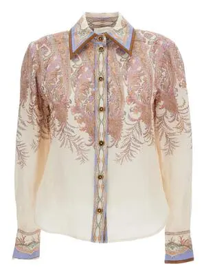 Zimmermann Alchemy Shirt With Paisley Print - Multicolor
