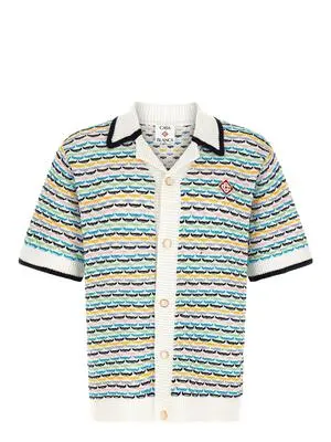 Casablanca Tuck Stitch Shirt - Multicolor